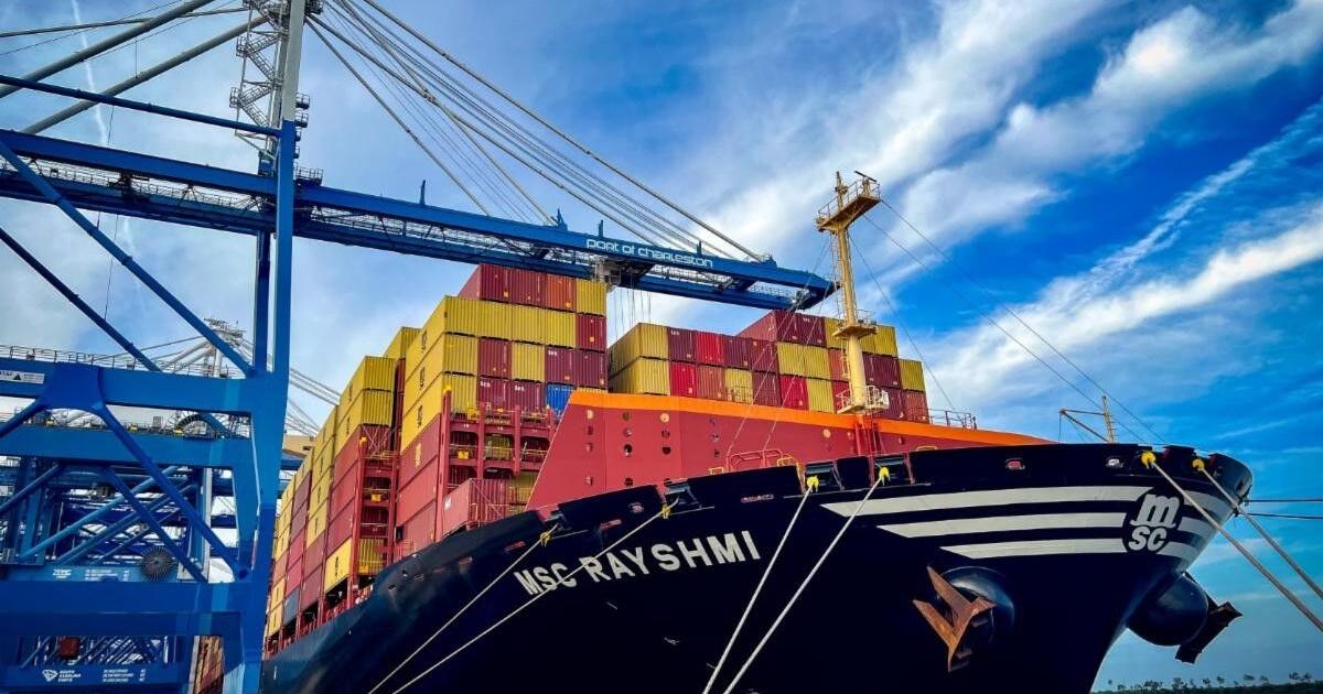 SC Ports handled record deepest draft container ship