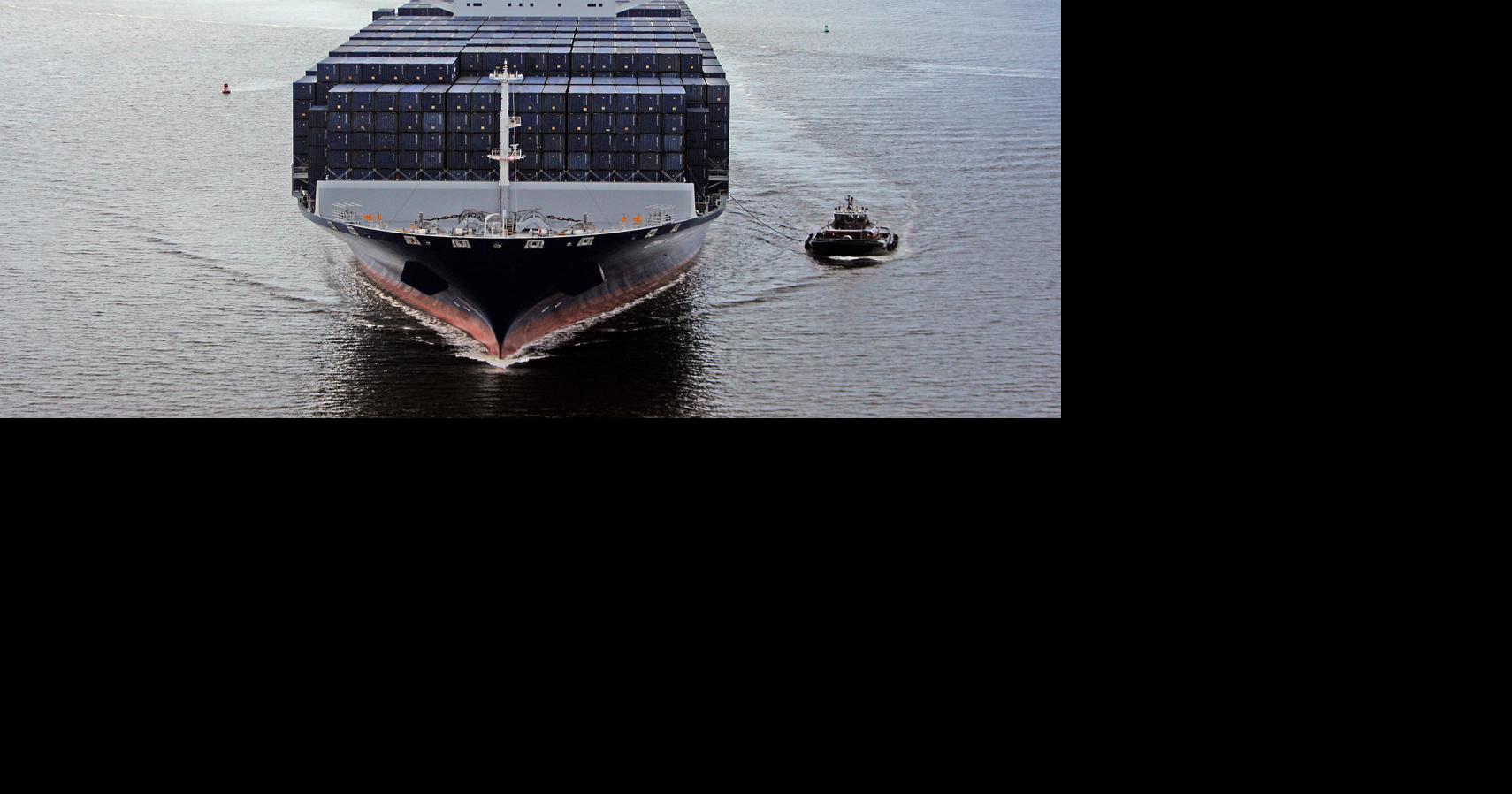 Impossible to miss, Charleston welcomes the biggest ship to ever visit ...