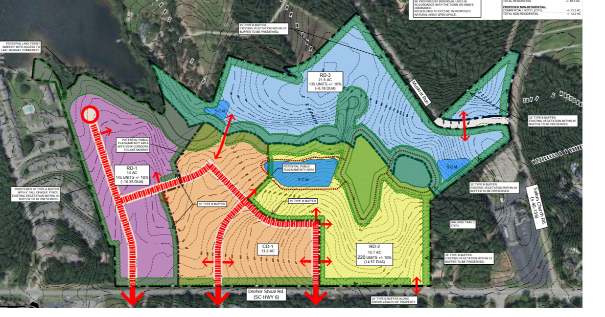 Irmo rejects lakefront development, Lex devo breaks ground