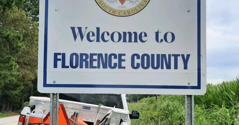 Florence County replaces welcome signs with a new design