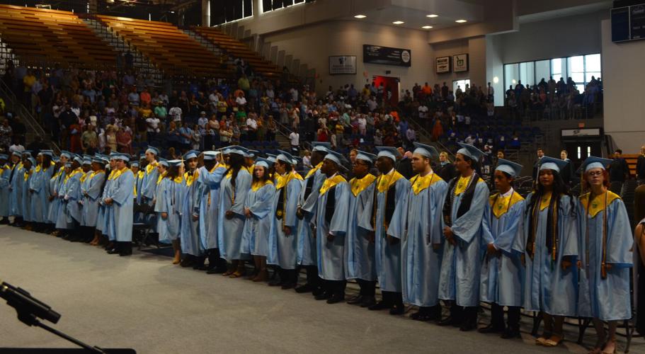 Graduates pause to appreciate the moment at Ridge Spring-Monetta ...