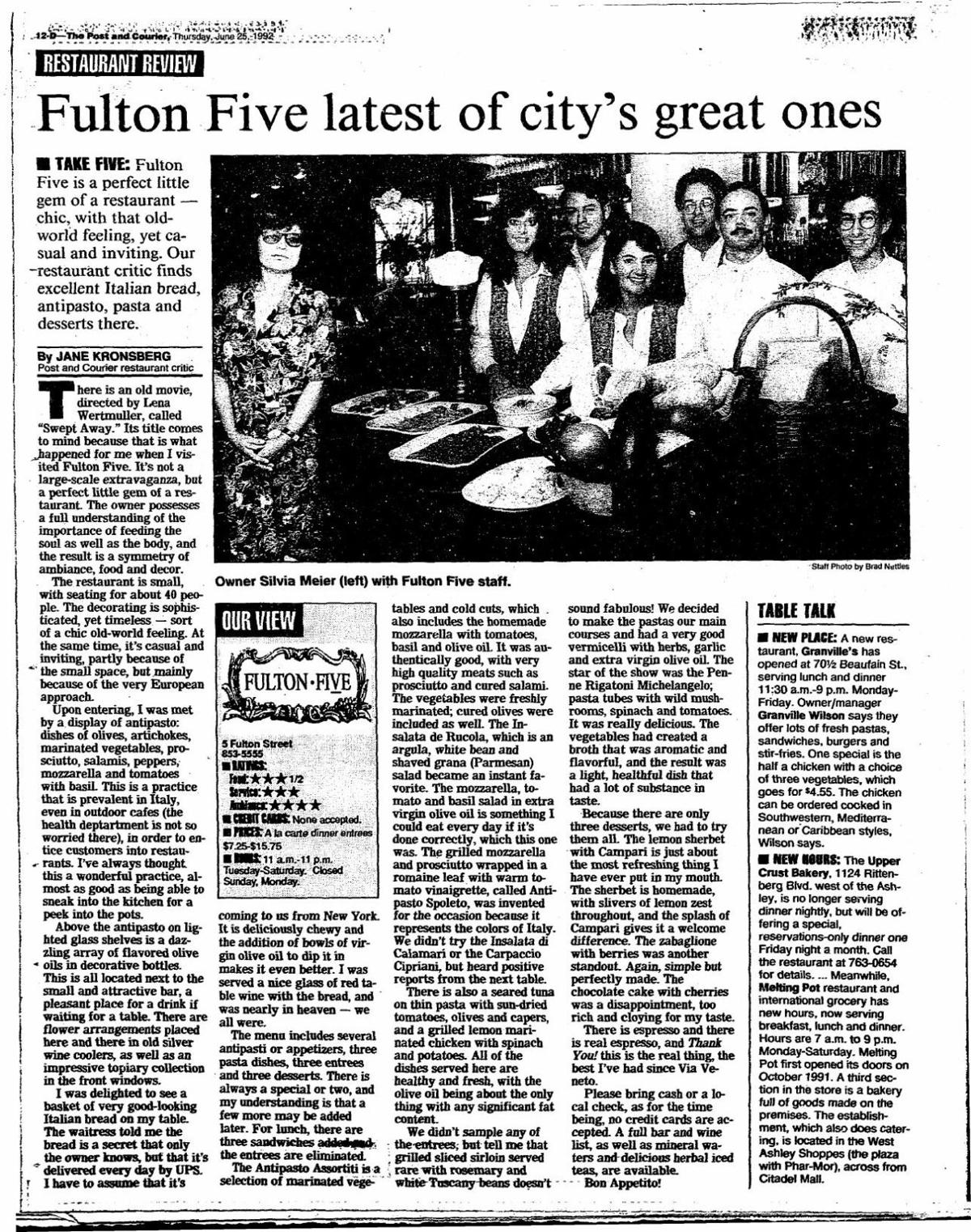 Downtown Charleston raw bar can't contain its success, obtains Fulton ...