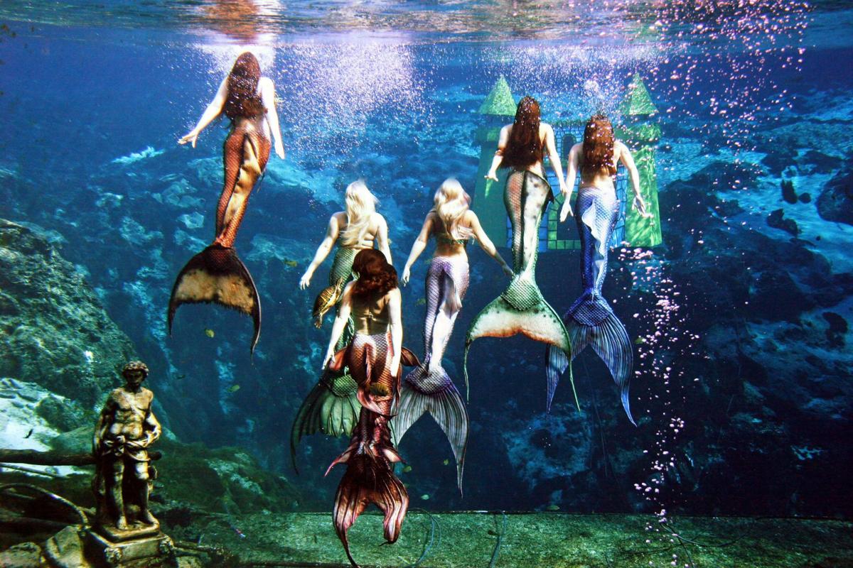 Weeki Wachee Mermaids Performers make the trek from Florida park to the ...