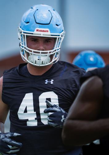 Finally healthy, The Citadel linebacker making his mark