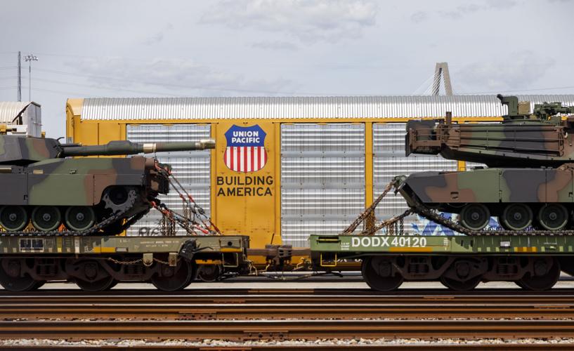 Tanks on a train at Columbus Street Terminal raise eyebrows
