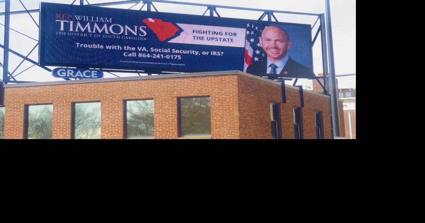 See US Rep. William Timmons' face? It's with taxpayer money