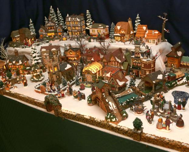 Miniature Christmas village displays are still a big deal in the US