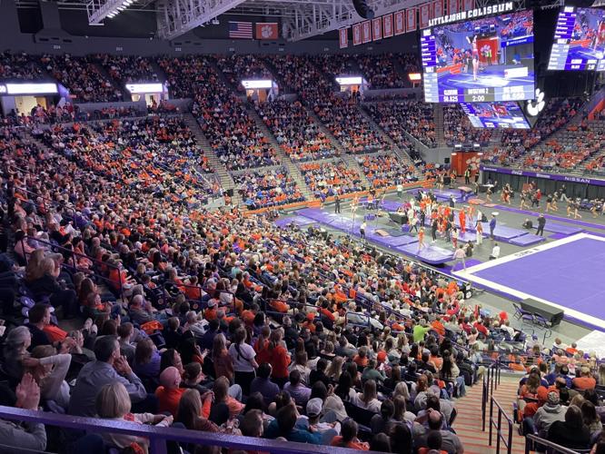 Clemson 'family' turns out for gymnastics | Clemson Tigers Sports ...