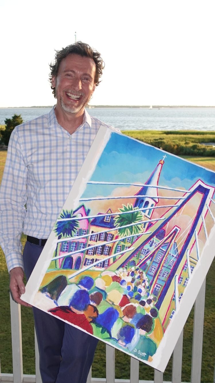 Official artwork for the 42nd annual Cooper River Bridge Run 10K ...