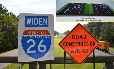 I-26 widening through Berkeley County in the fast lane