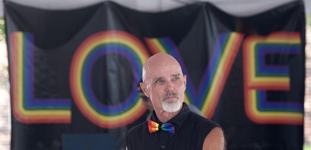 Wedding celebrated at Myrtle Beach's Pride celebration