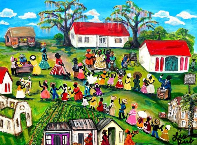 Exhibit featuring artwork celebrating Gullah culture will be on display ...