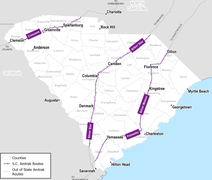 Carolina rail group lobbies SC to invest in passenger rail