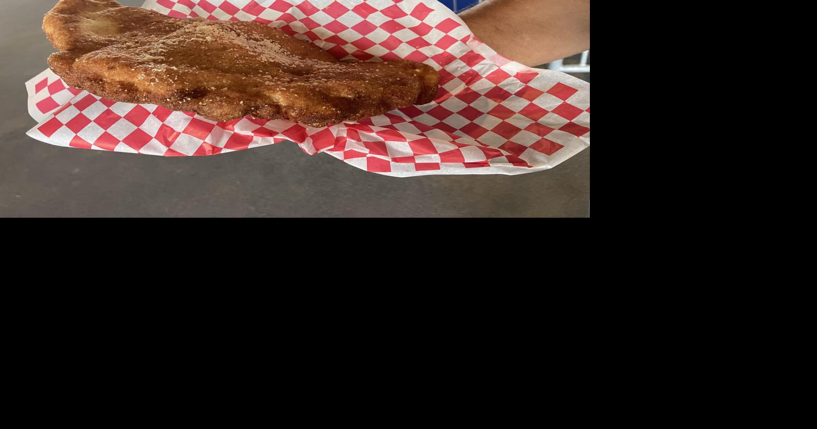 Hub City Spartanburgers food includes fried pizza, burgers