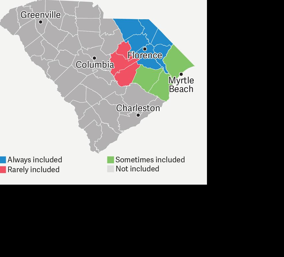 What is the Pee Dee, South Carolina's northeastern region?