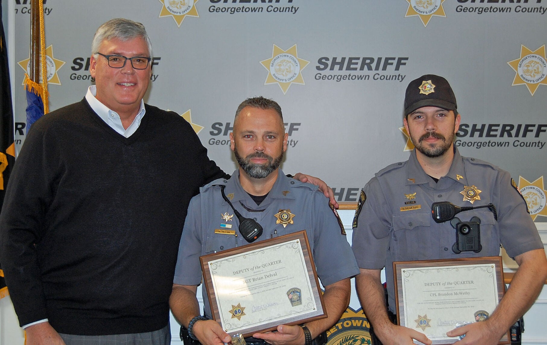 Georgetown Co. Sheriff's Office recognizes employees of the quarter