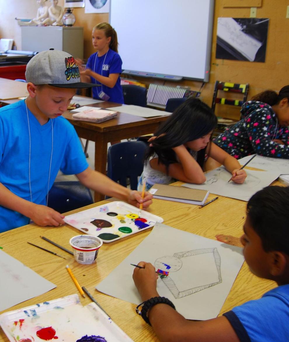 Kids get crafty in summer arts classes