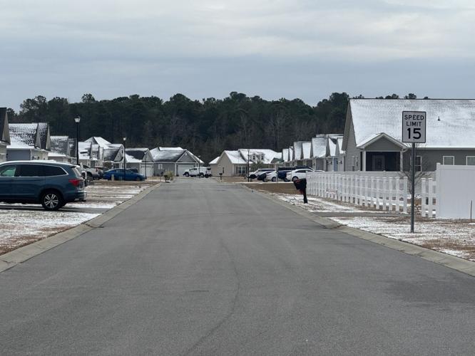 Myrtle Beach SC area sees heavy snow from rare winter storm