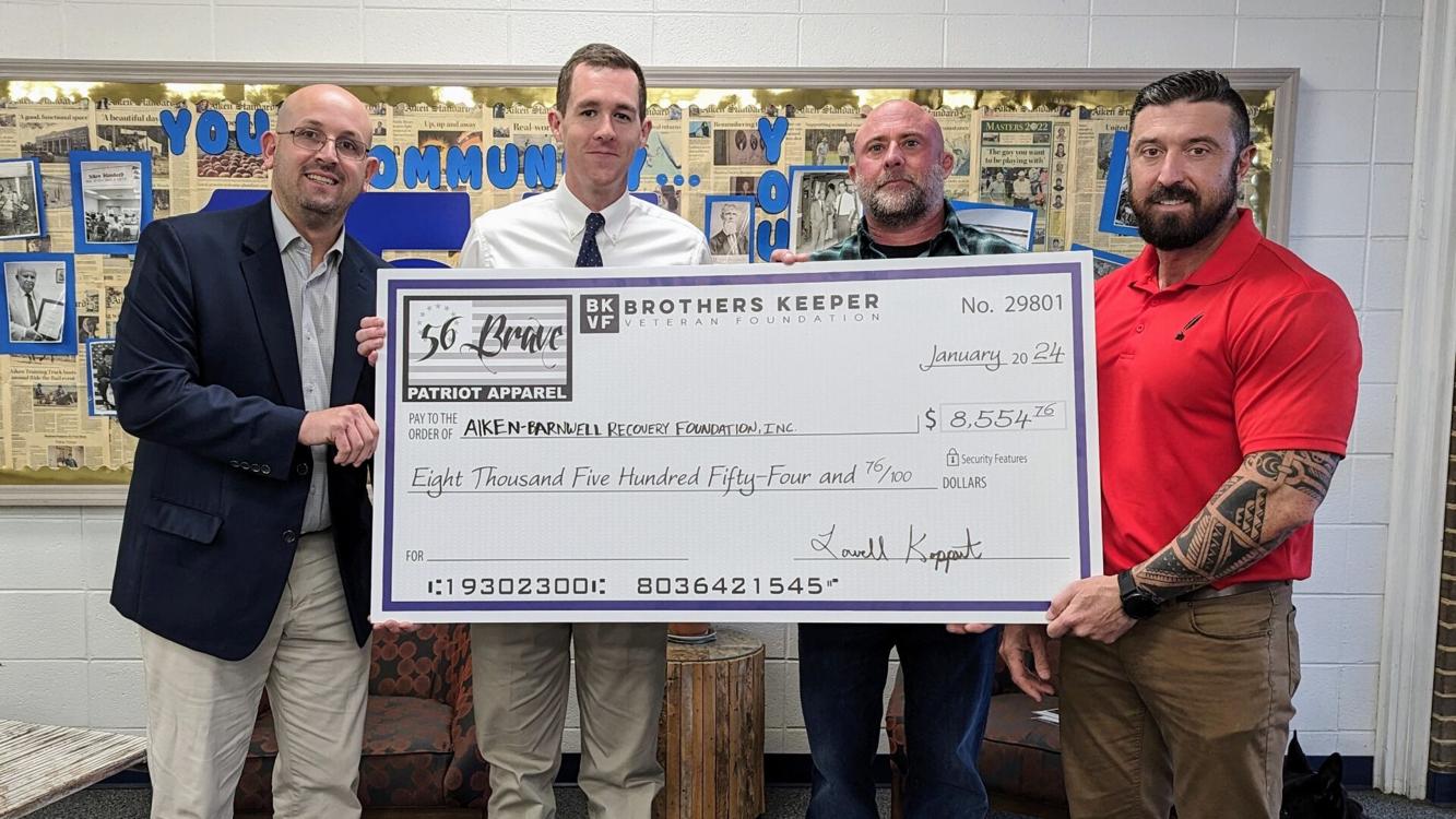 Former Green Berets make donation to Aiken nonprofit