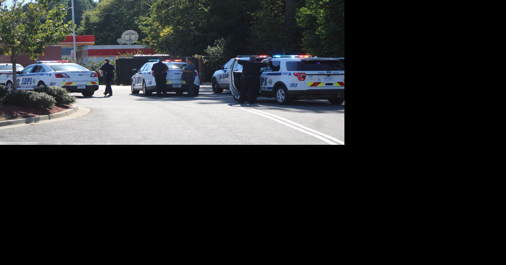 Heavy police presence on York Street on Aiken's north side