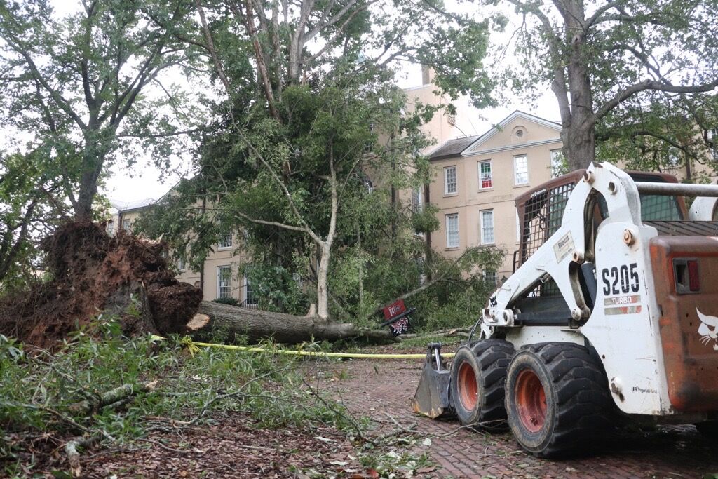 Power outages, roads closed in Columbia, SC from Helene