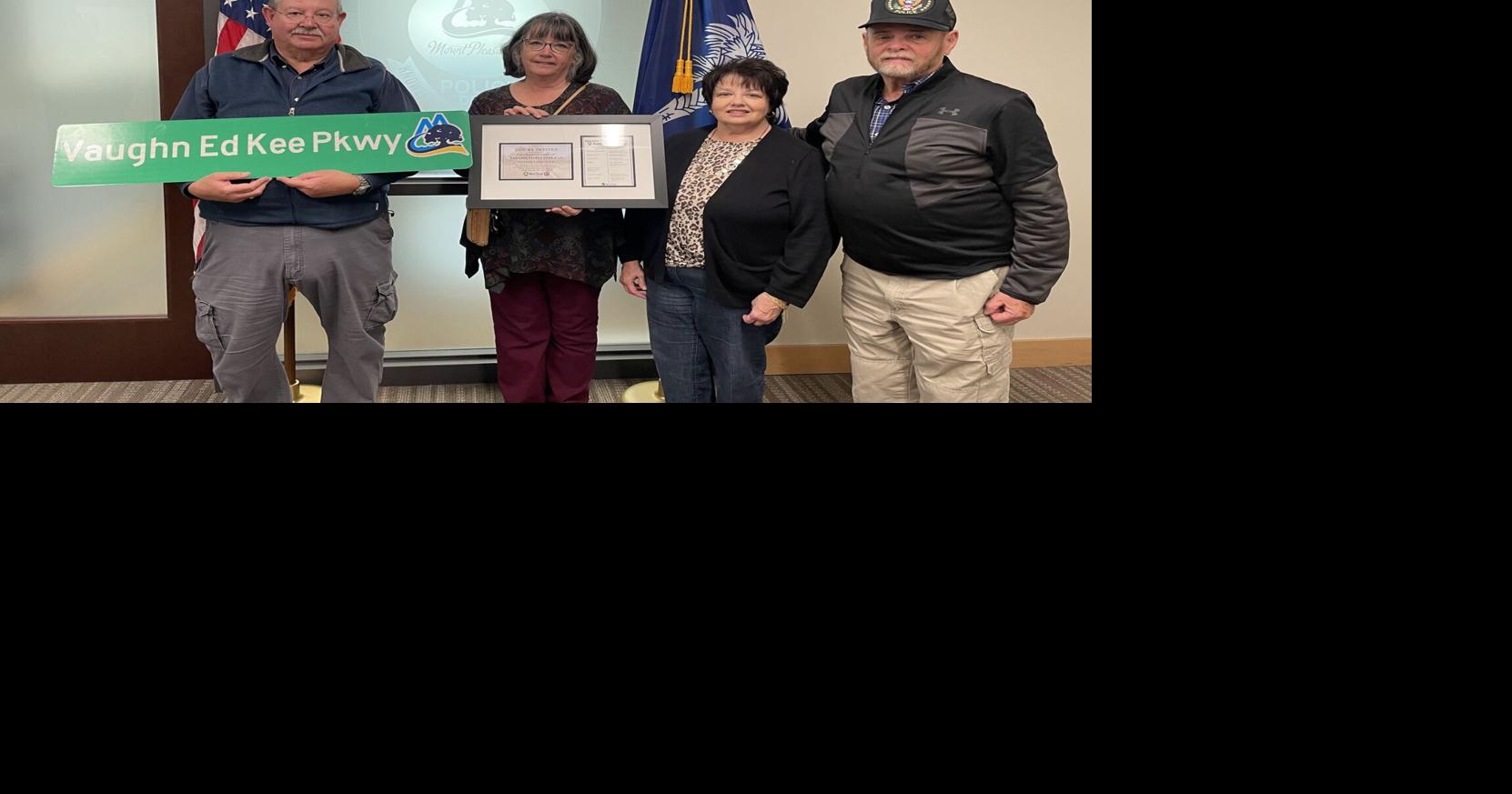 Town cuts ribbon on Vaughn Ed Kee Parkway