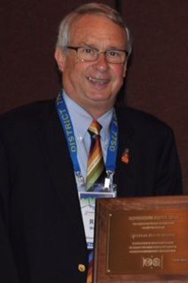 Richard Waugh honored by Rotary