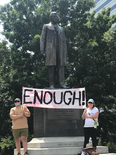 Protesters issue justice demands during rally at SC Governor's Mansion ...