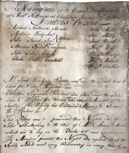 This Month in SC History: German Friendly Society