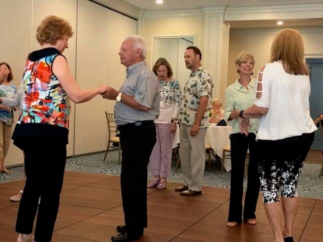 Town & Country members learn the shag at May meeting