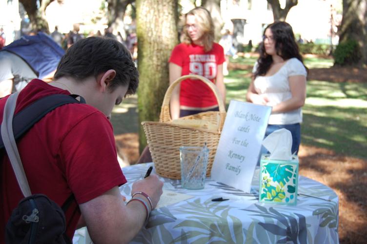 College of Charleston student Owen Kenney memorialized
