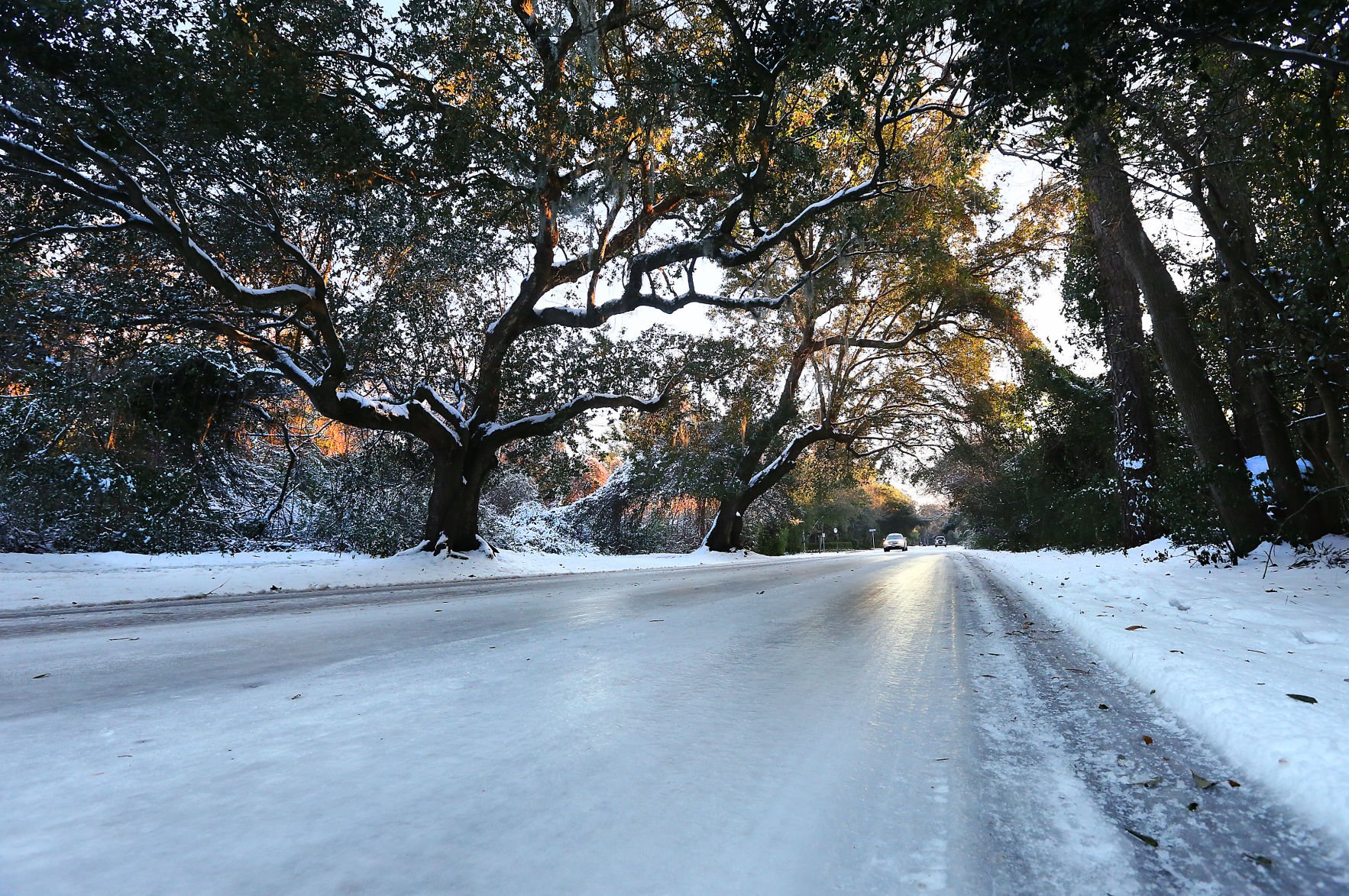 SC records 4th ice storm death just hours before snow starts