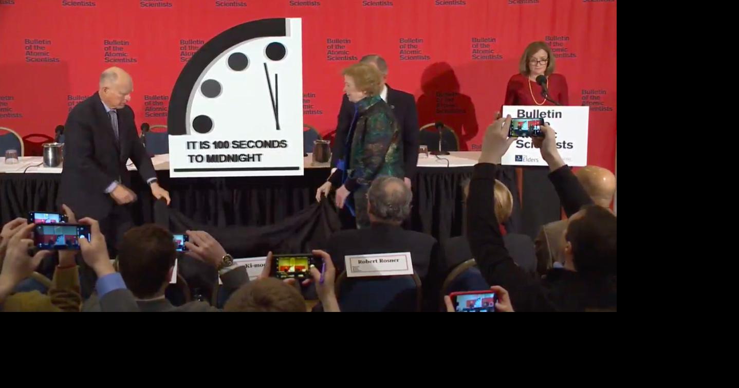 100 seconds: Latest doomsday calculation swayed by coronavirus, nukes ...