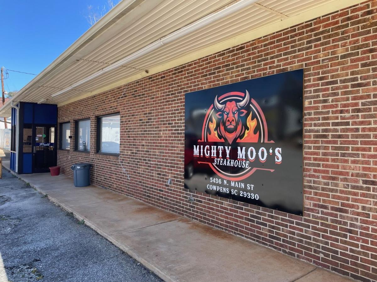 Mighty Moo's Steakhouse will open soon in downtown Cowpens
