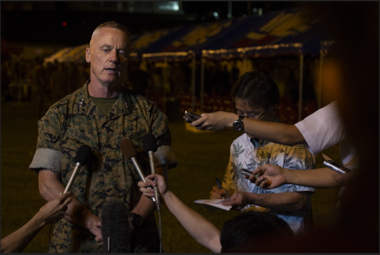Georgetown native Stacy Clardy assumes command of Marines in Japan