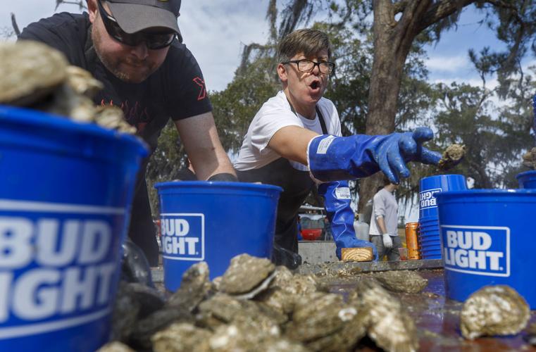 Photos: Steaming oysters by the tons eaten by thousands at Lowcountry ...