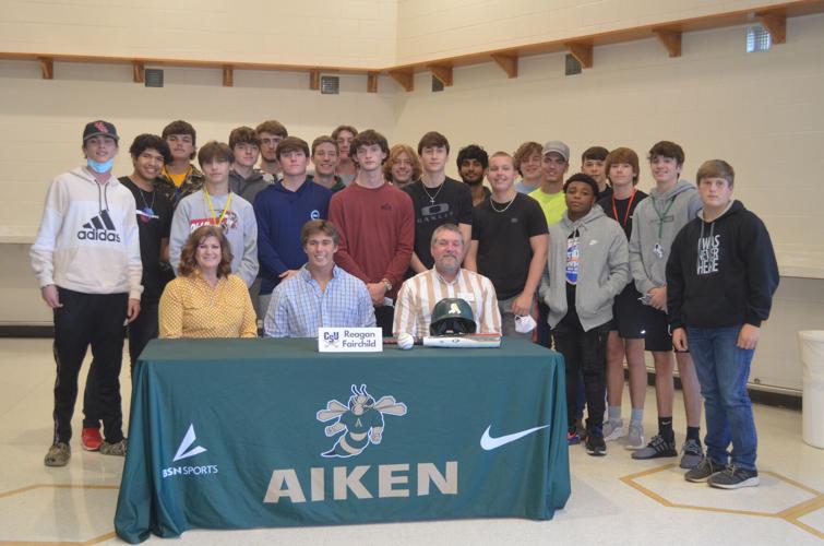 Aiken High's Reagan Fairchild signs with Charleston Southern