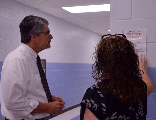 Superintendent King Laurence visits Aiken County schools on the first ...
