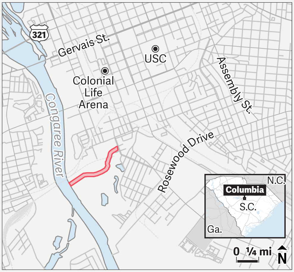 When will Columbia, SC, greenway projects be finished?