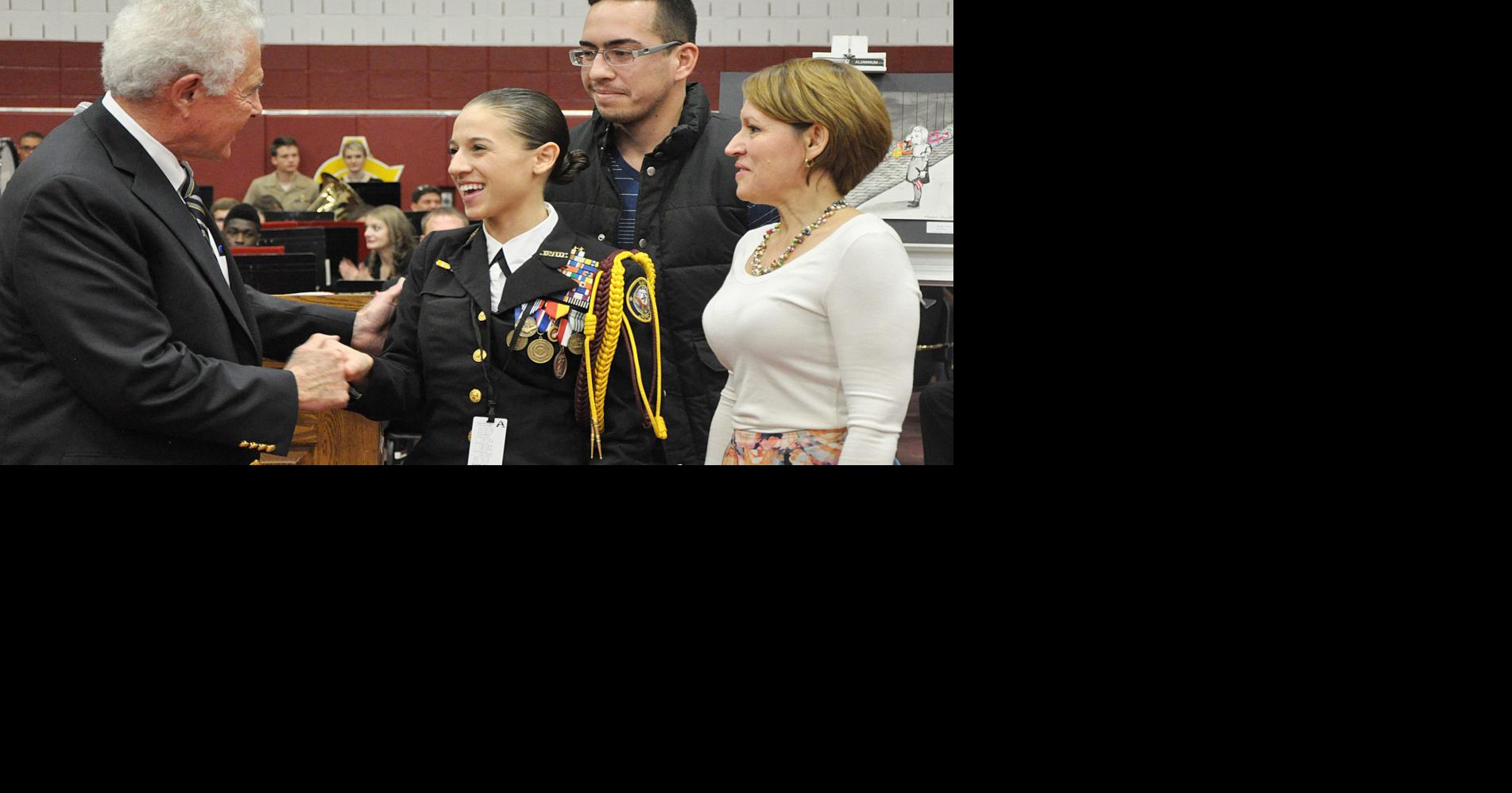 Naval JROTC commanding officer receives national award Veterans Day a ...