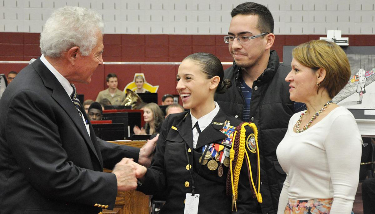 Naval JROTC commanding officer receives national award Veterans Day a ...