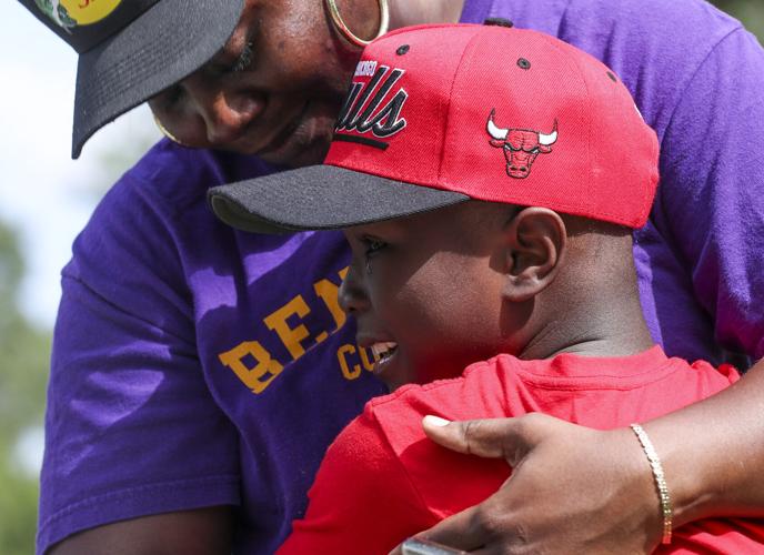 Photos: First Responders, classmates surprise Noah Madison with parade ...