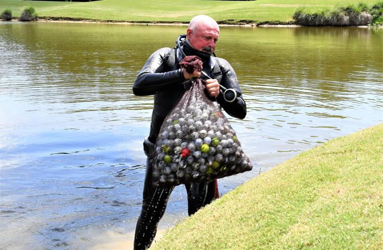 The uneasy occupation of diving for golf balls