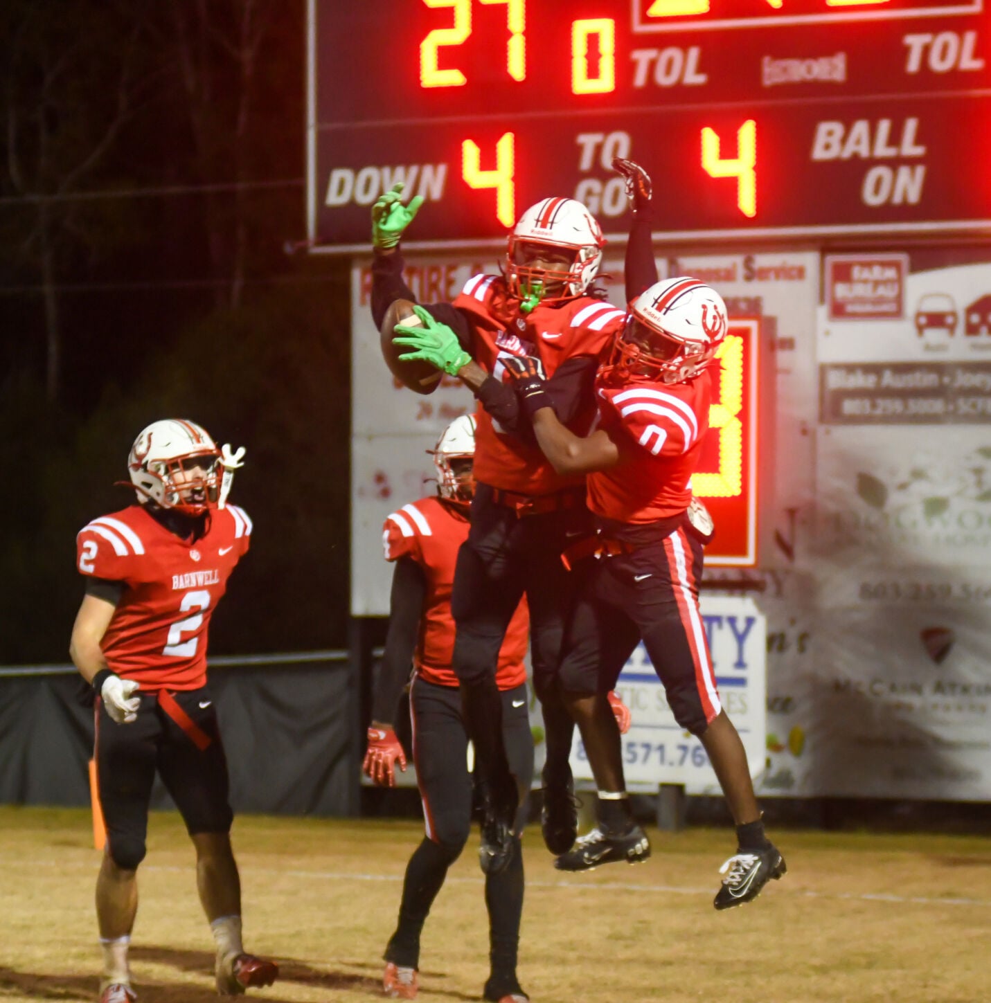 Barnwell football wins a thriller over Cheraw in playoffs