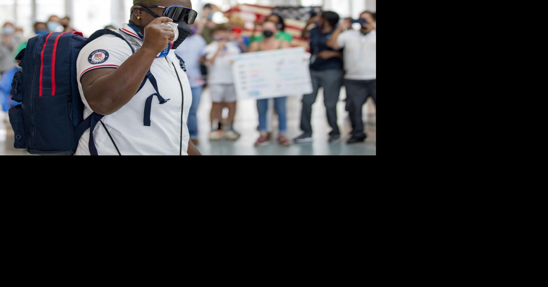Charleston Olympian Raven Saunders returns home, with her mother and a ...