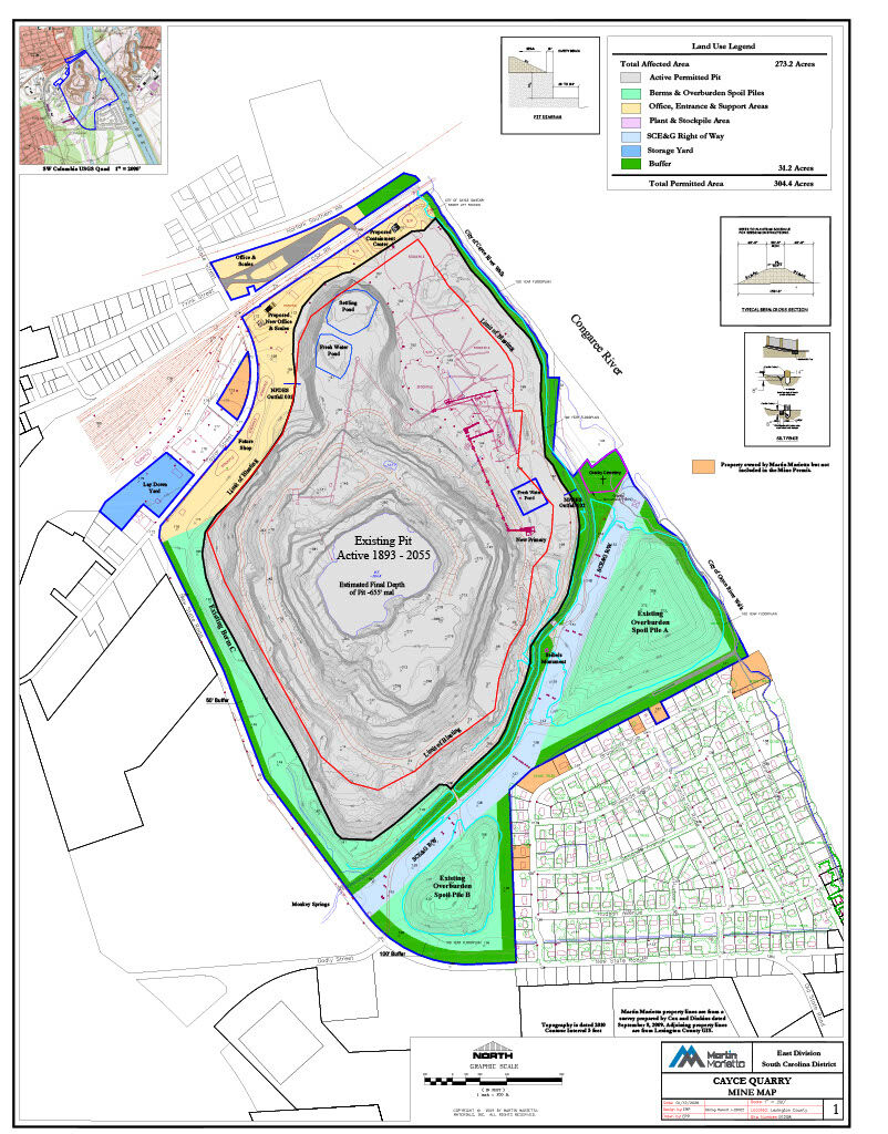 Cayce quarry looking to expand along Congaree River