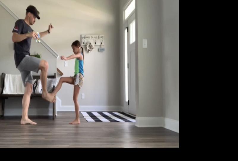 Dancing on air: Daddy, daughter 'throw down' to 'The Git Up' in new ...