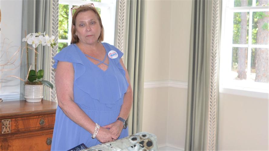 State education superintendent candidate Kathy Maness visits Aiken