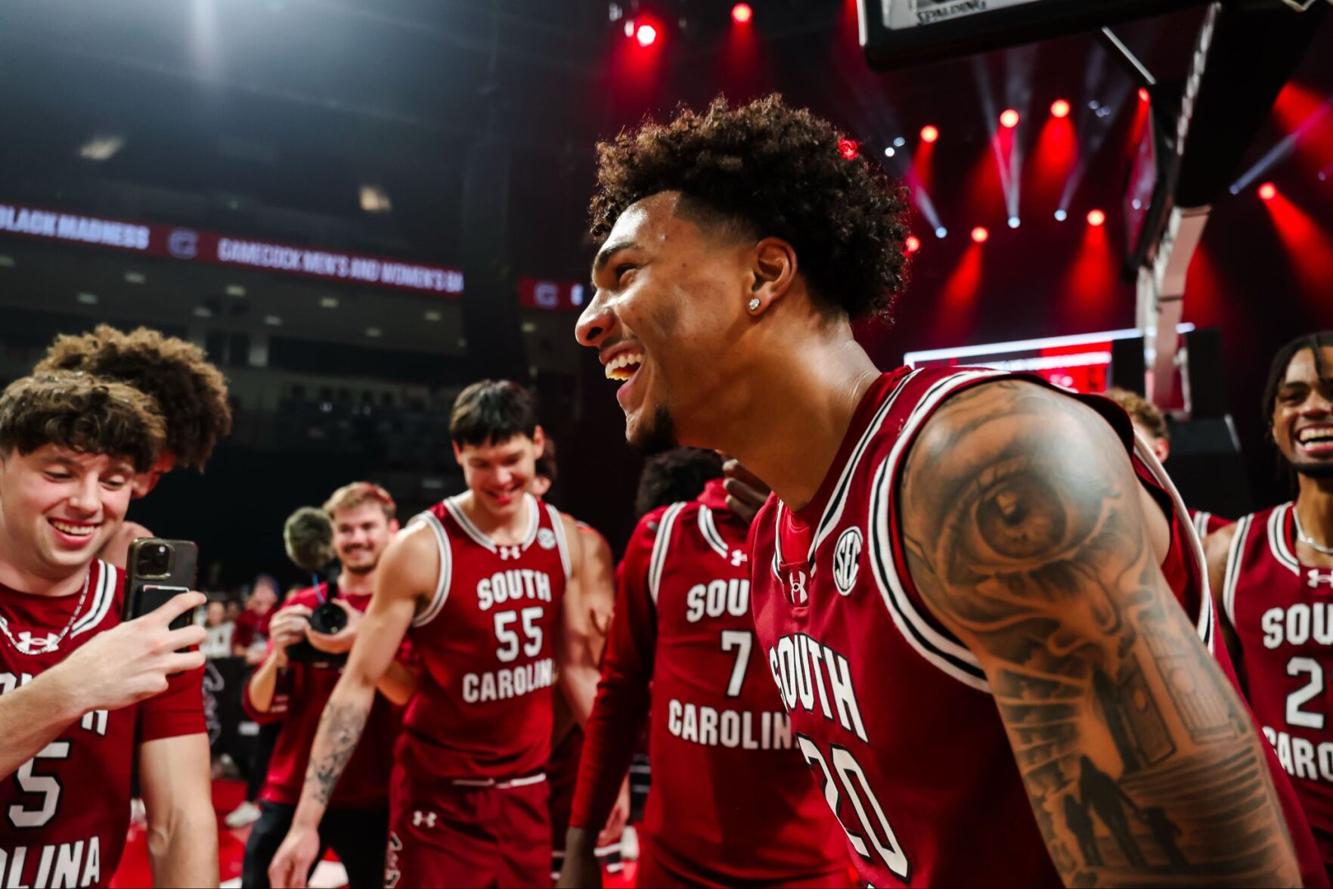 Gamecocks, NC State play men's basketball exhibition
