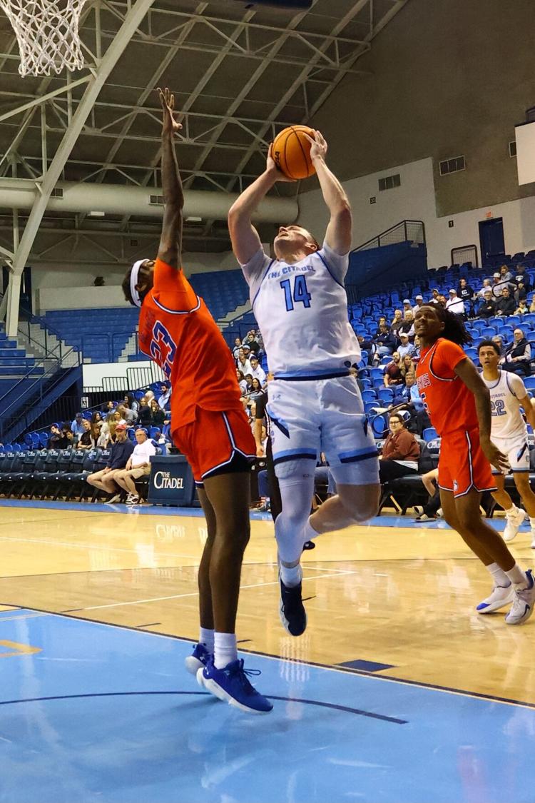 The Citadel falls to Houston Christian in college basketball